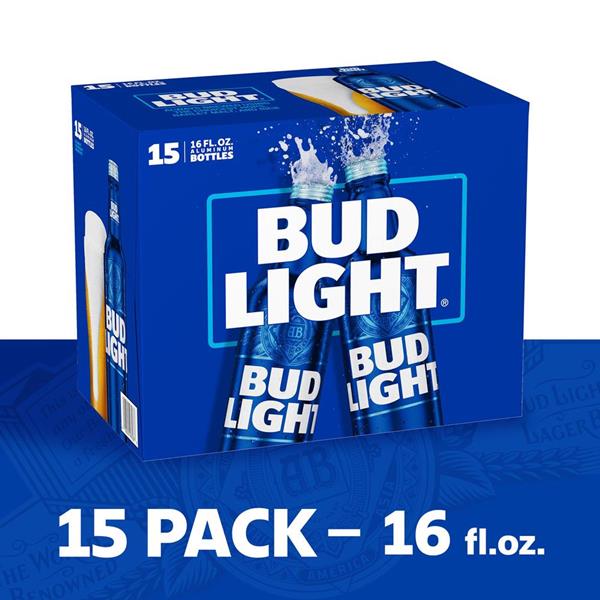 Bud Light American Lager Beer 15Pk | Hy-Vee Aisles Online Grocery Shopping
