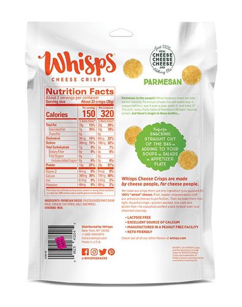 Whisps Parmesan Cheese Crisps | Hy-Vee Aisles Online Grocery Shopping