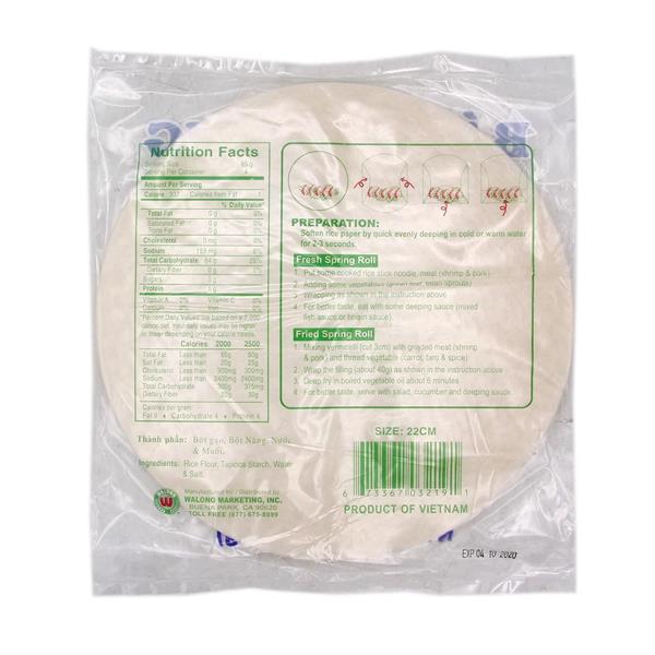 Nutritional Value Of Rice Paper